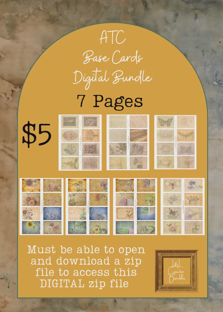 ATC Base Cards Digital Bundle – Art Wellness Marketplace